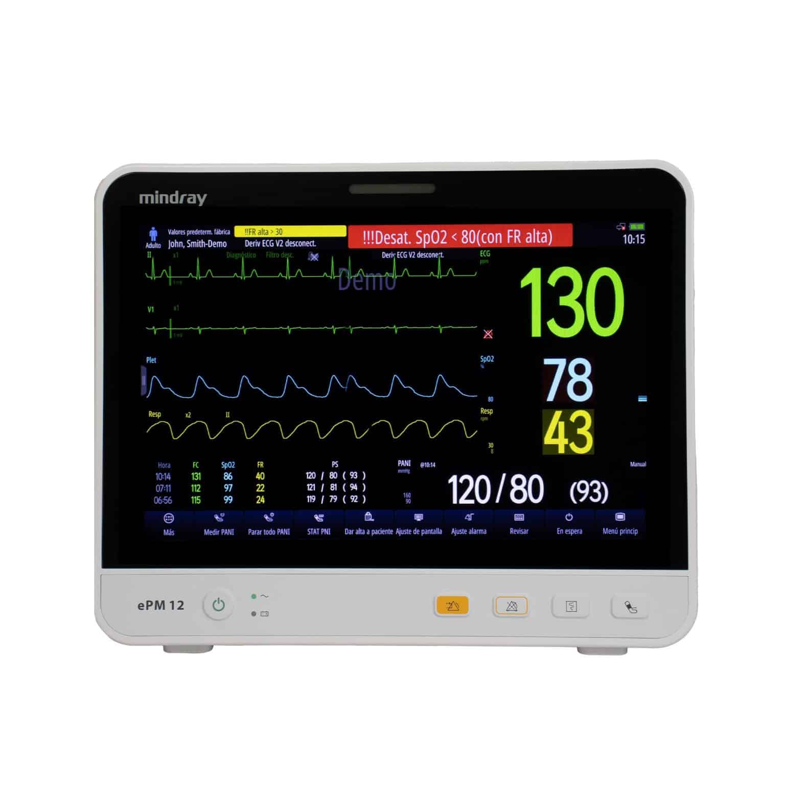 Monitor de Signos Vitales ePM12 Mindray - Sel equipo médico